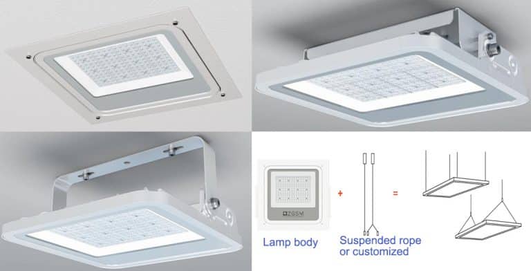 Recessed, Surface, or Bracket Mounted | Canopy Light | ZGSM