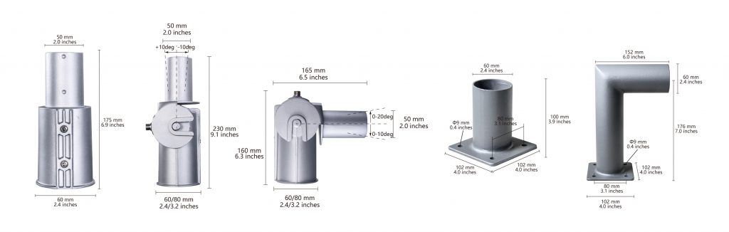 Column / Lamp post Bracket/Adaptor for Street Light | ZGSM