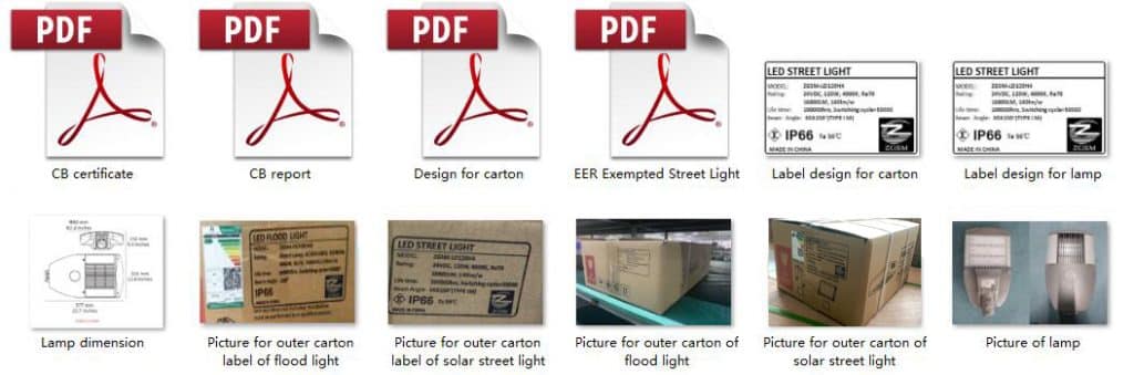 SASO certificate - LED street light (AC or Solar) and flood light