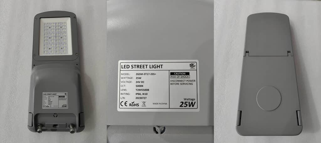 LED street light specifications as per public lighting tender | ZGSM