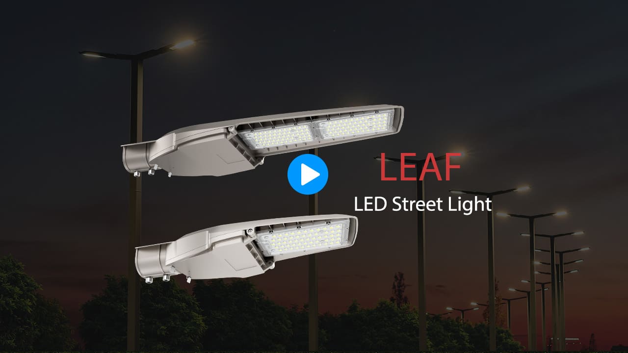 Leaf Modern LED Street Light Fixtures | Intelligent Control | ZGSM