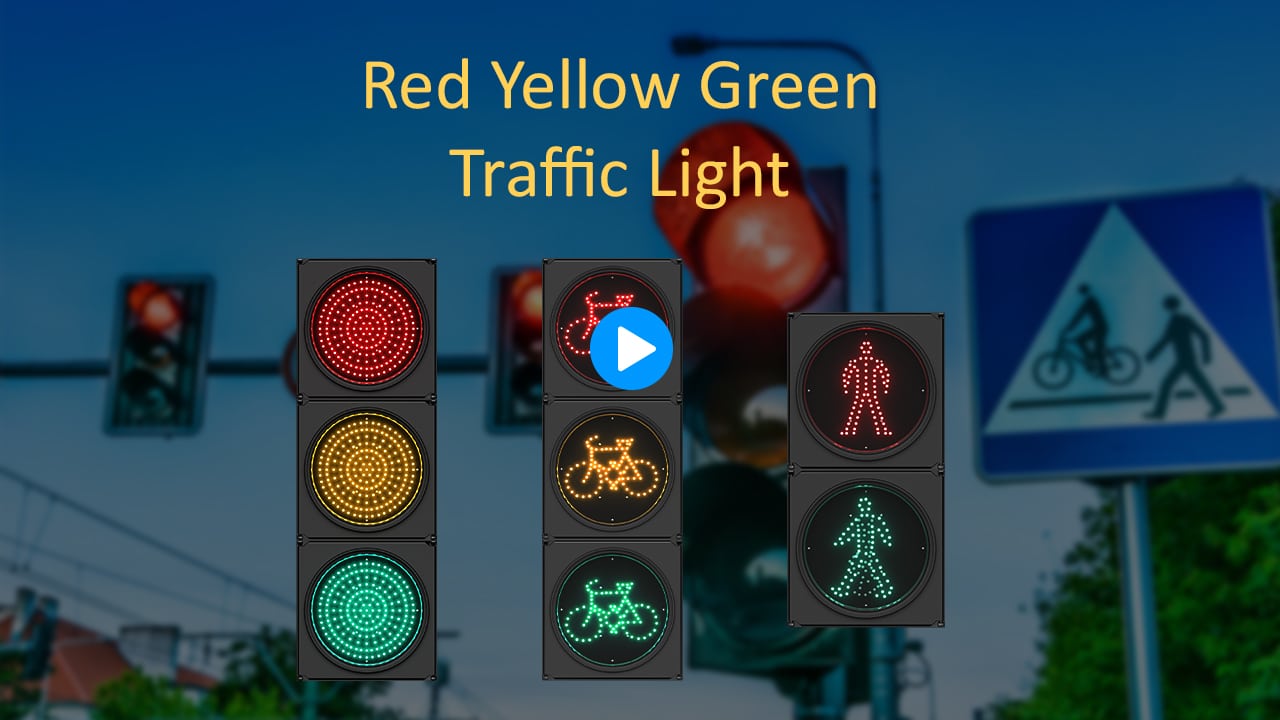 Red Yellow Green Traffic Light | LED Traffic Lights | ZGSM