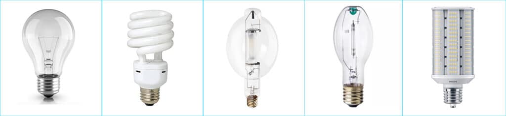 LED equivalent chart | Replace traditional lamps | ZGSM