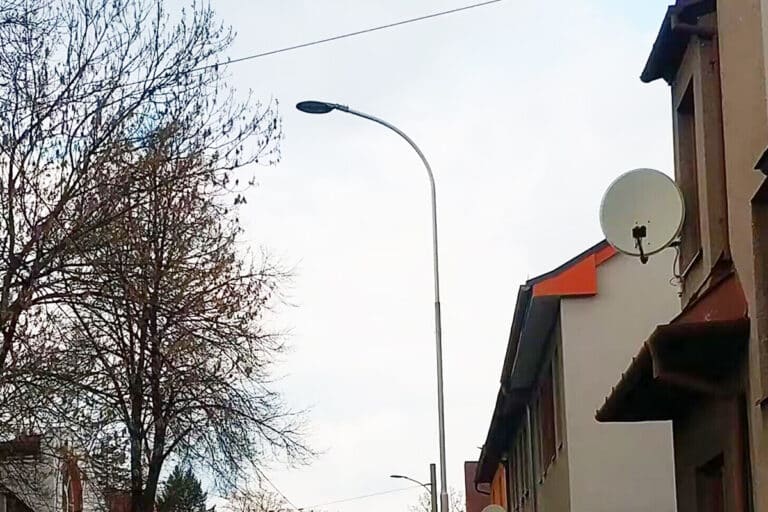 Modern Residential Street Light Solution for Czech Old Town