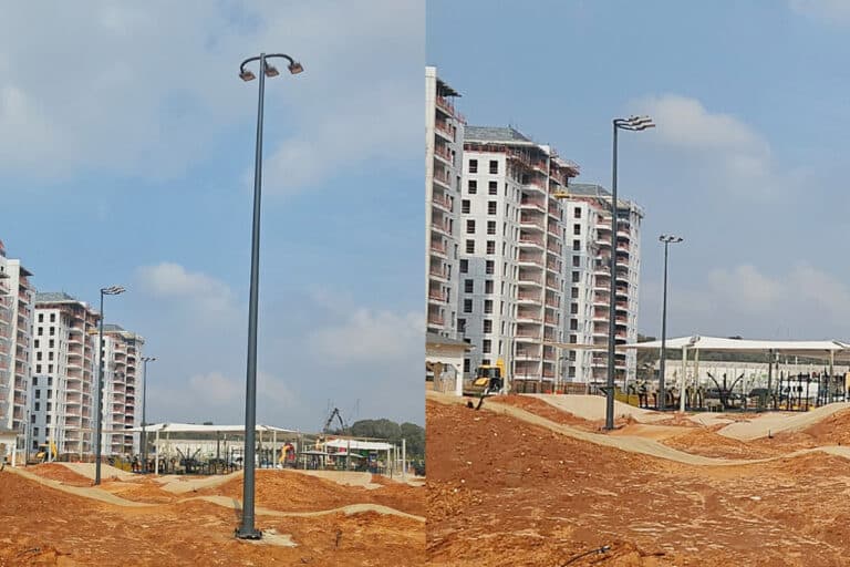 Smart LED Street Light Project for New Residential Community in Israel